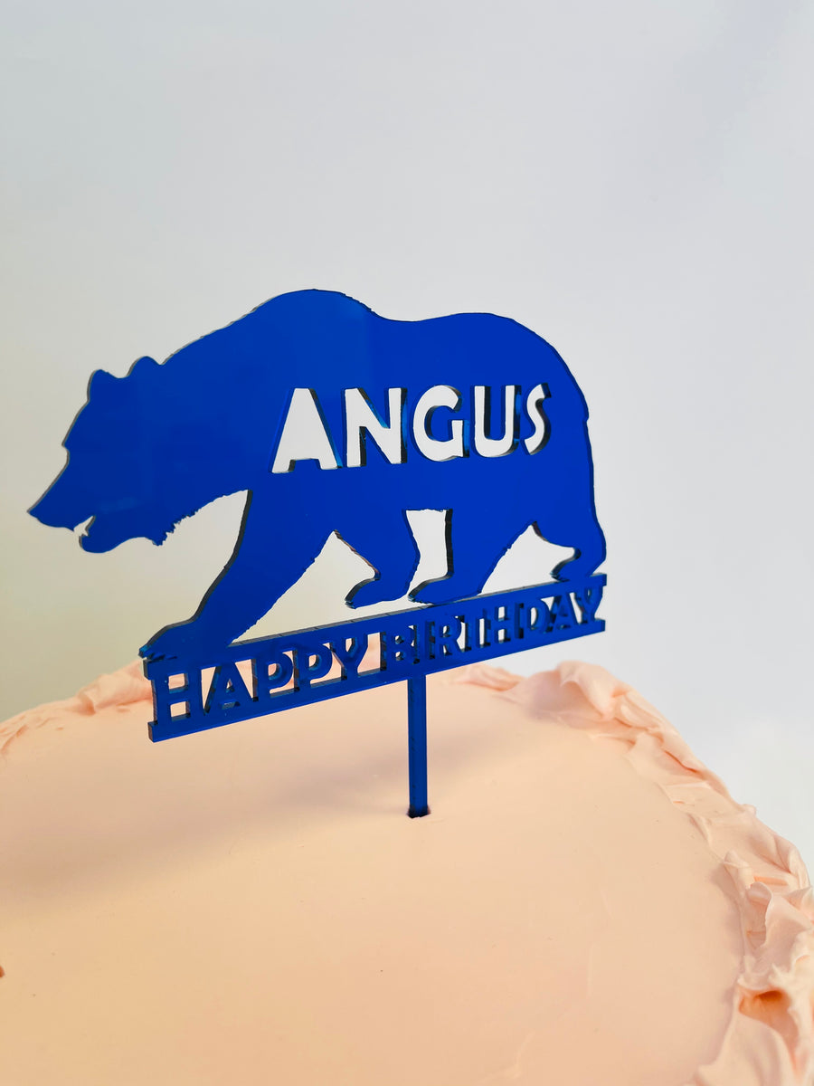 Grizzly Bear Topper – The Cake Shop