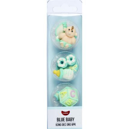 Blue Baby Icing Decorations – The Cake Shop