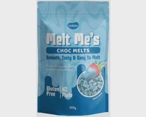 Melt Me's Choc Melts - Bright Blue 200g – The Cake Shop