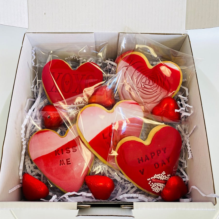 Valentine's Day Cookie Gift Box – The Cake Shop