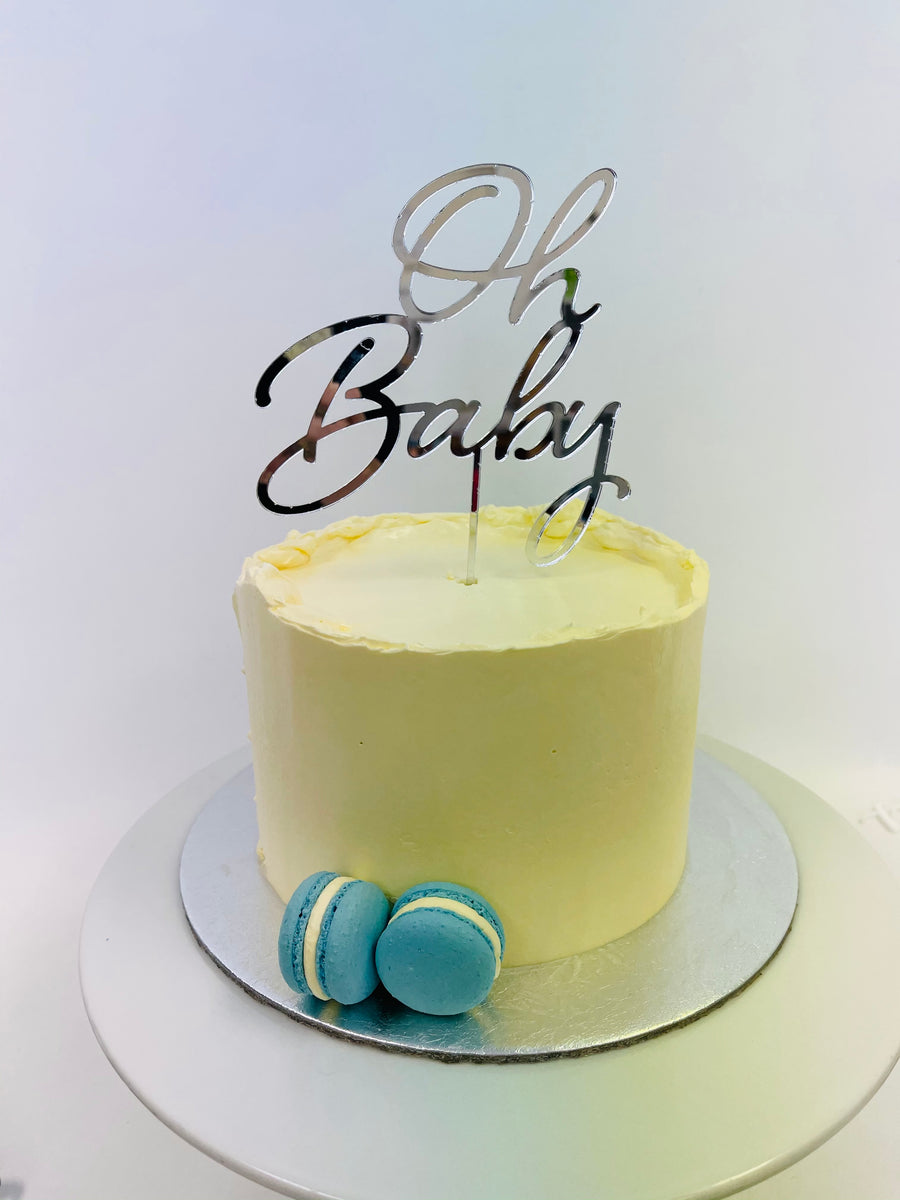Oh Baby Cake Topper (Different colours available) – The Cake Shop